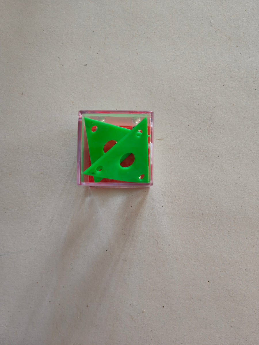 Balance game - red base with 2 green triangles – HMR Counselling Service